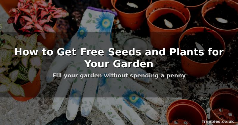 How to Get Free Seeds and Plants for Your Garden This Summer - Freebies